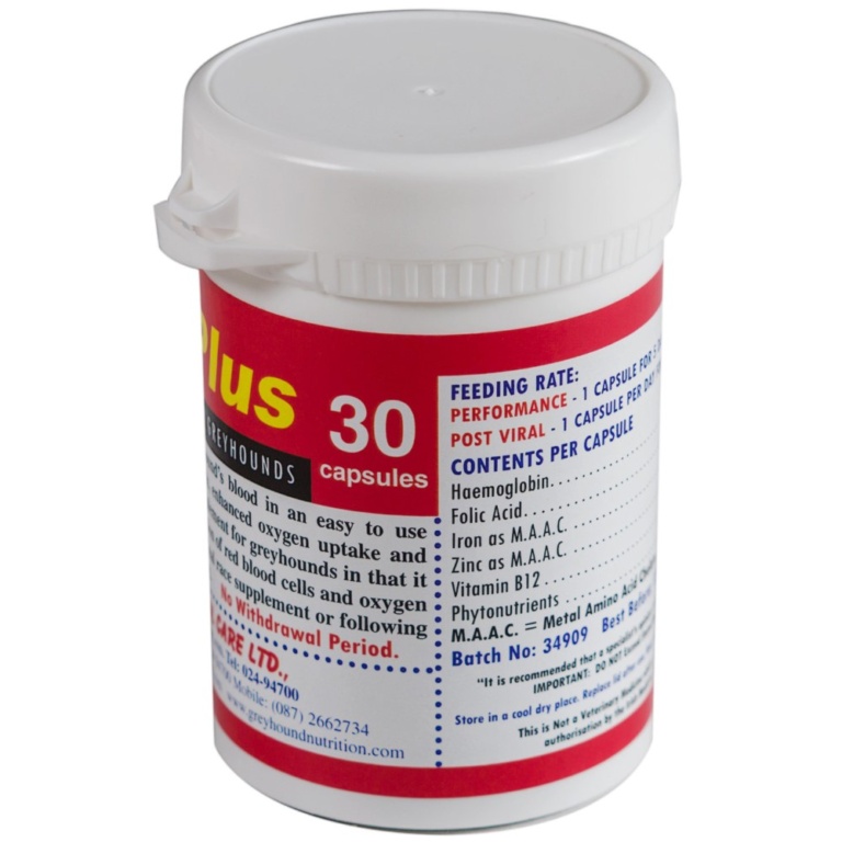 Haemoglobin plus Blood Tonic - Ardmore Greyhound Nutrition